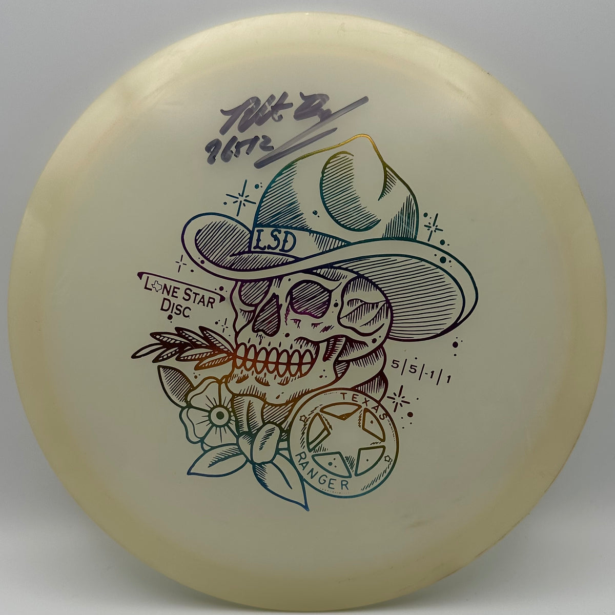 Robert Burridge Lone Star Discs Texas Ranger Signed – Second Flight ...